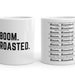 The Office Boom Roasted Funny Coffee Mug, Dunder Mifflin Boom Roasted ...