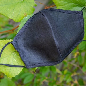 100% Linen Single Layer Face Masks for Adults. Made in Canada ...