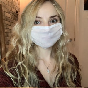 Cheesecloth Face Mask Gauze Muslin 100% Cotton . Made in Canada ...