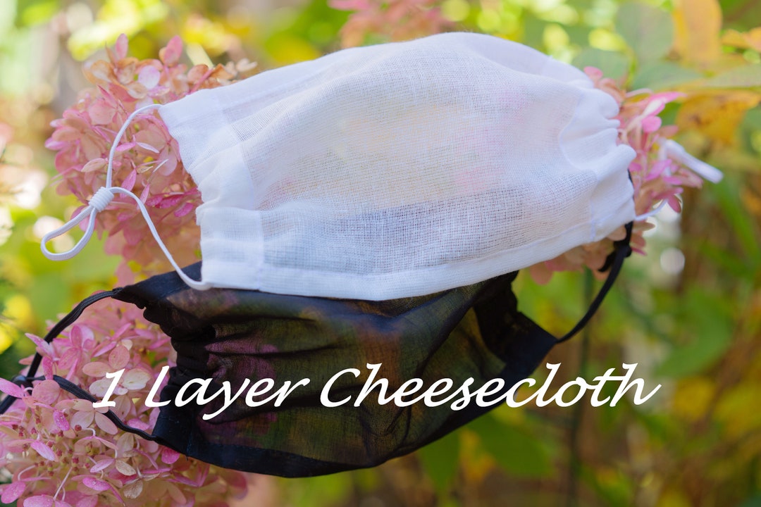 Cheesecloth Face Mask Gauze Muslin 100% Cotton . Made in Canada ...