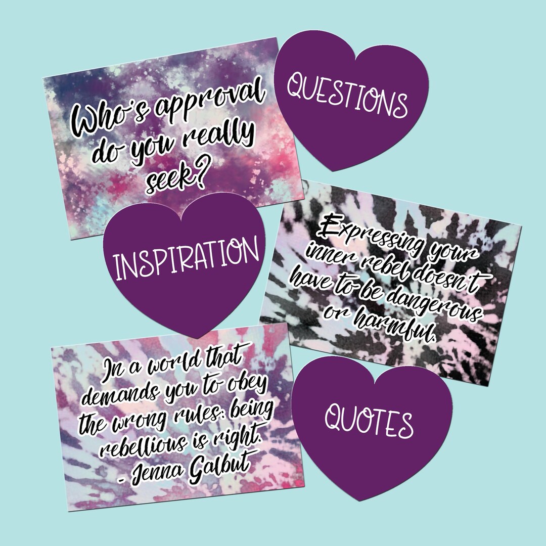 Printable Affirmation and Reflection Cards | Live Authentically | Self ...