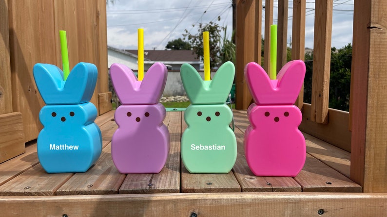 Personalized Peeps Cups/peeps Water Bottles/ Kids Water Bottle ...