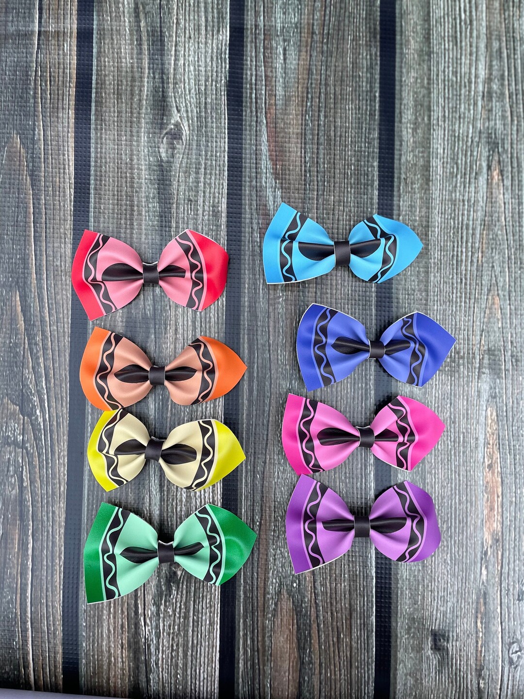 Crayon Hair Bow/back to School Hair Bows/bows for School/ - Etsy
