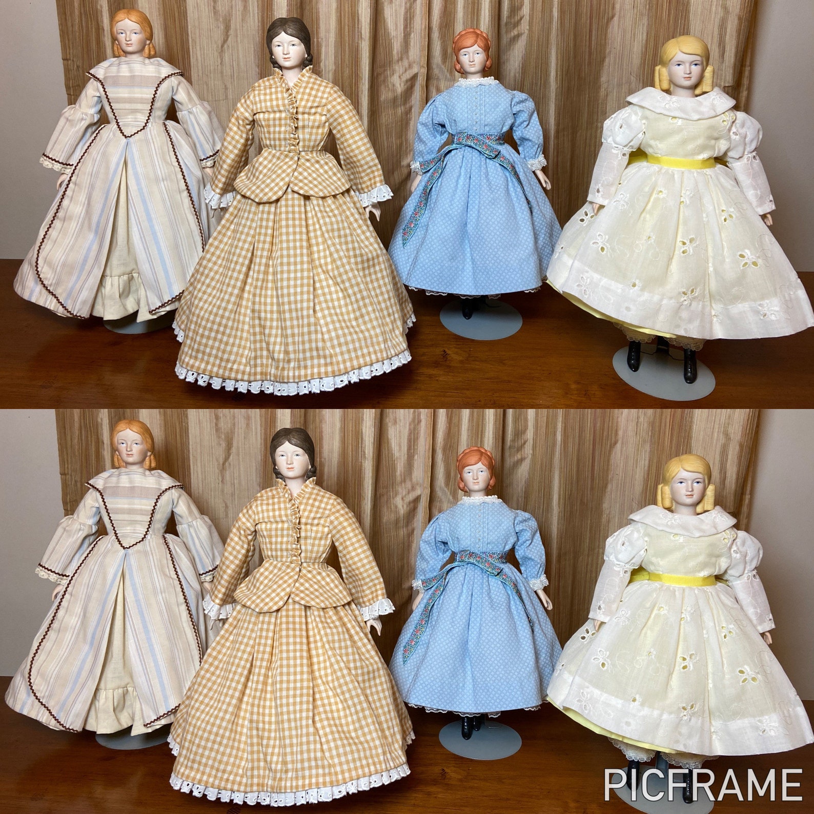 Vintage Doll, Little Women Doll, Girl Doll, Doll Set, Porcelain Doll ...