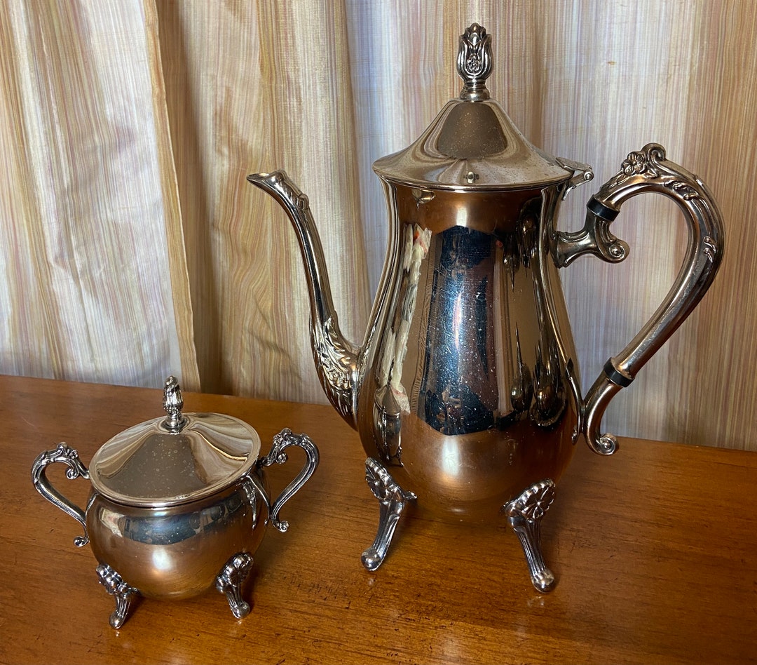 Coffee Pot, Sugar Dish, Silver Service, Silver Tray, Coffee Service ...