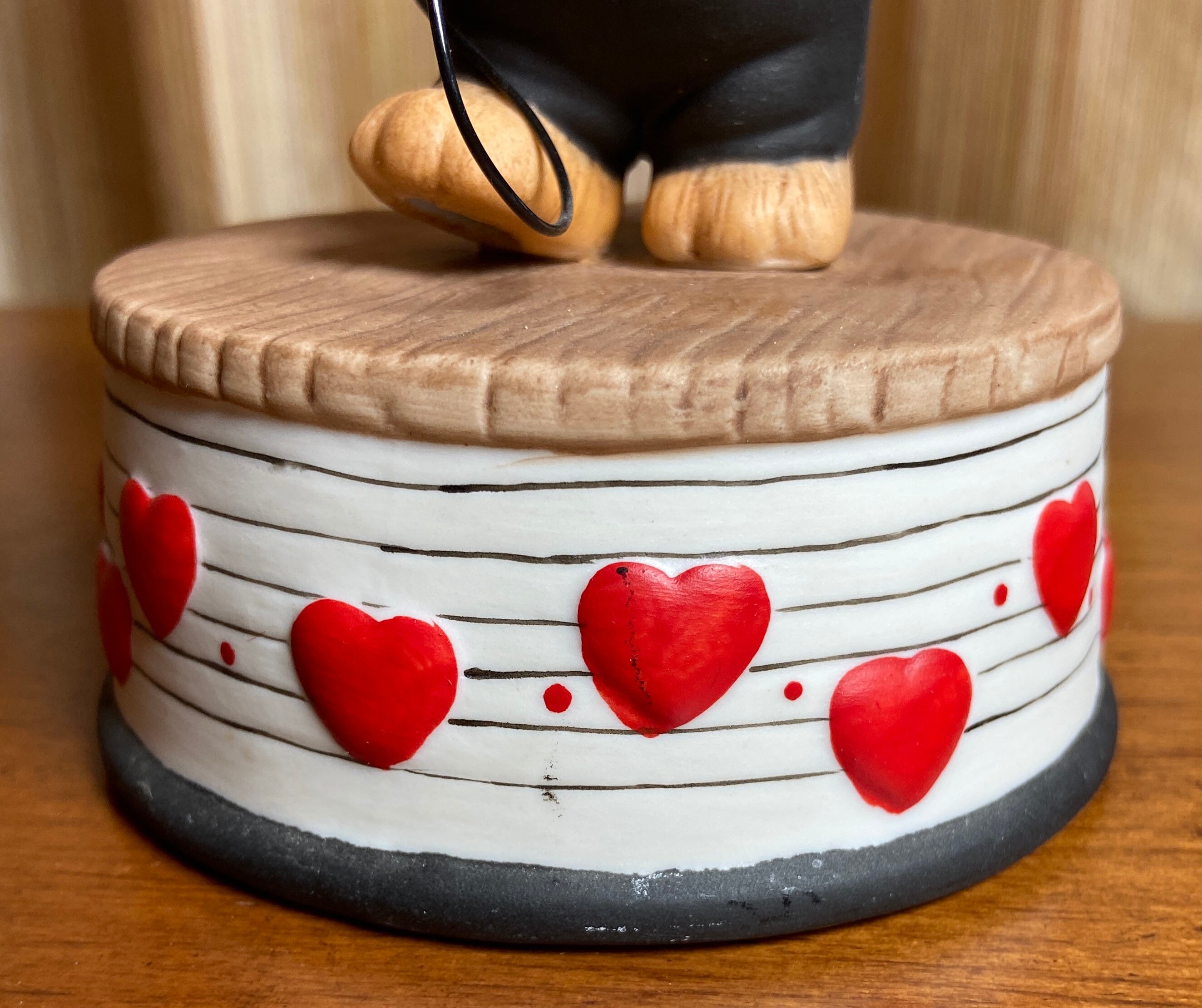 Music Box Bear Music Box Musical Bear Broadway Music Music - Etsy