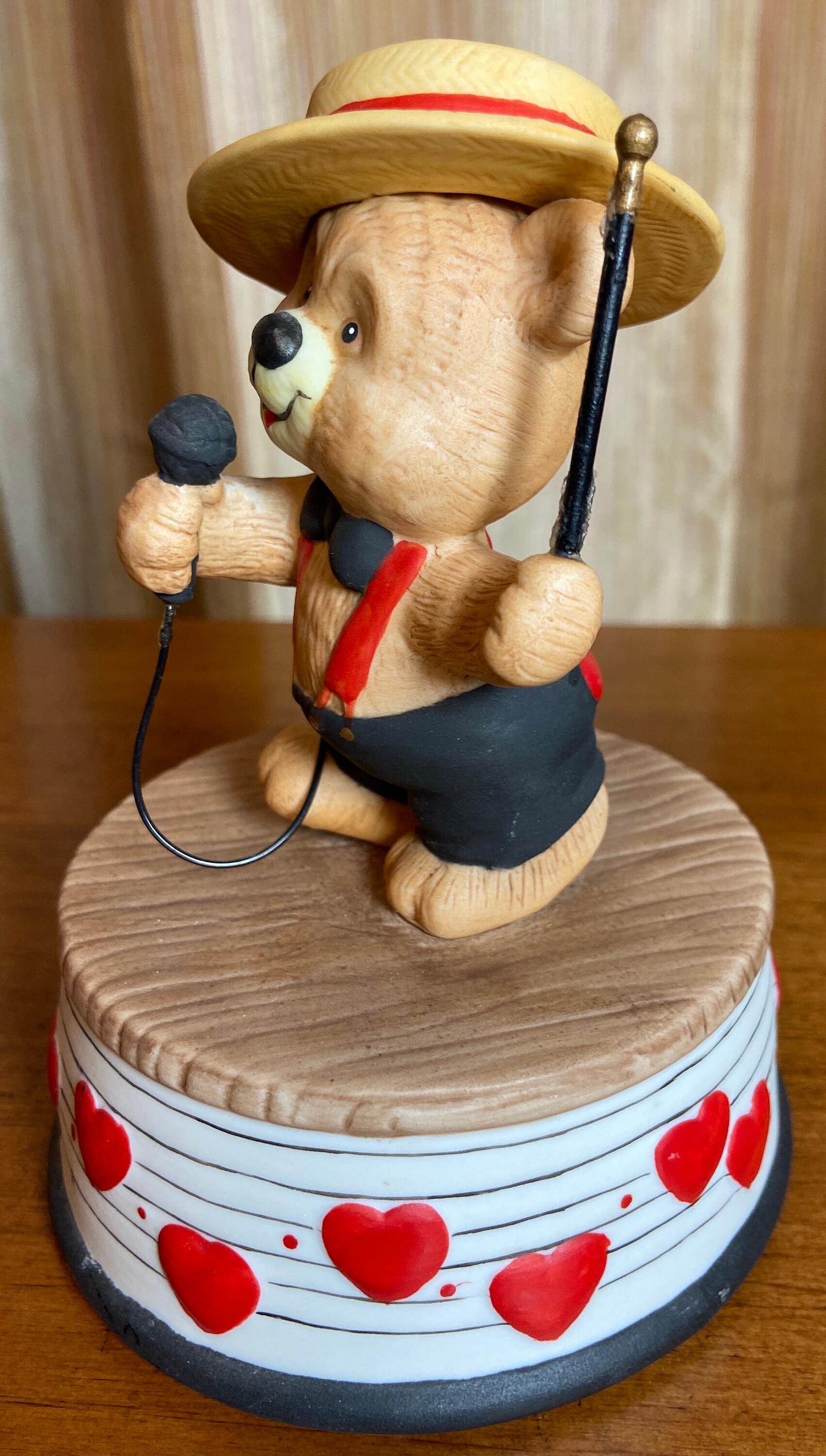 Music Box Bear Music Box Musical Bear Broadway Music Music - Etsy