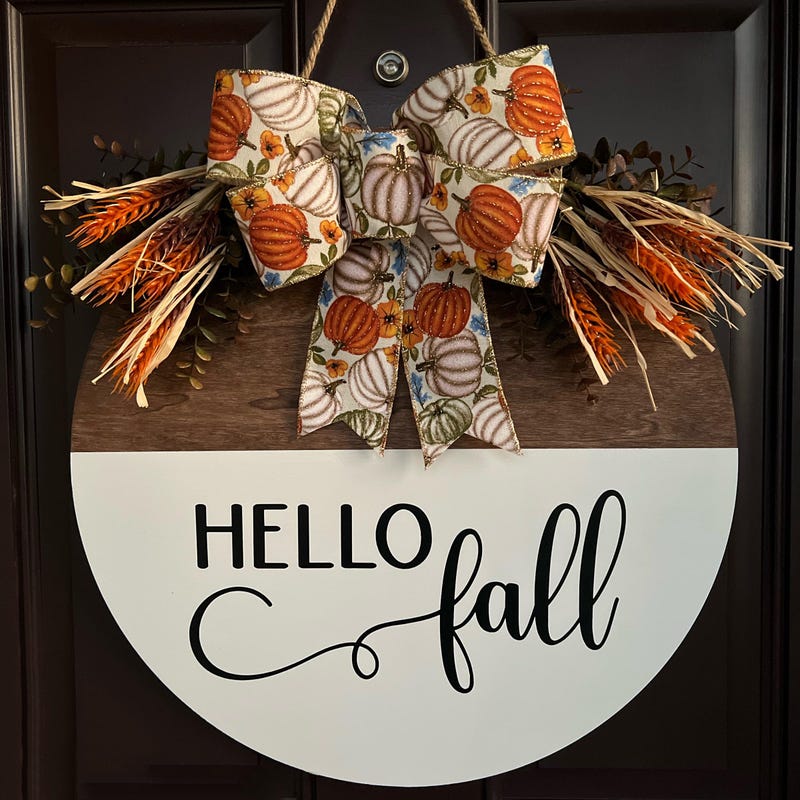 Fall Door Hanger - Etsy