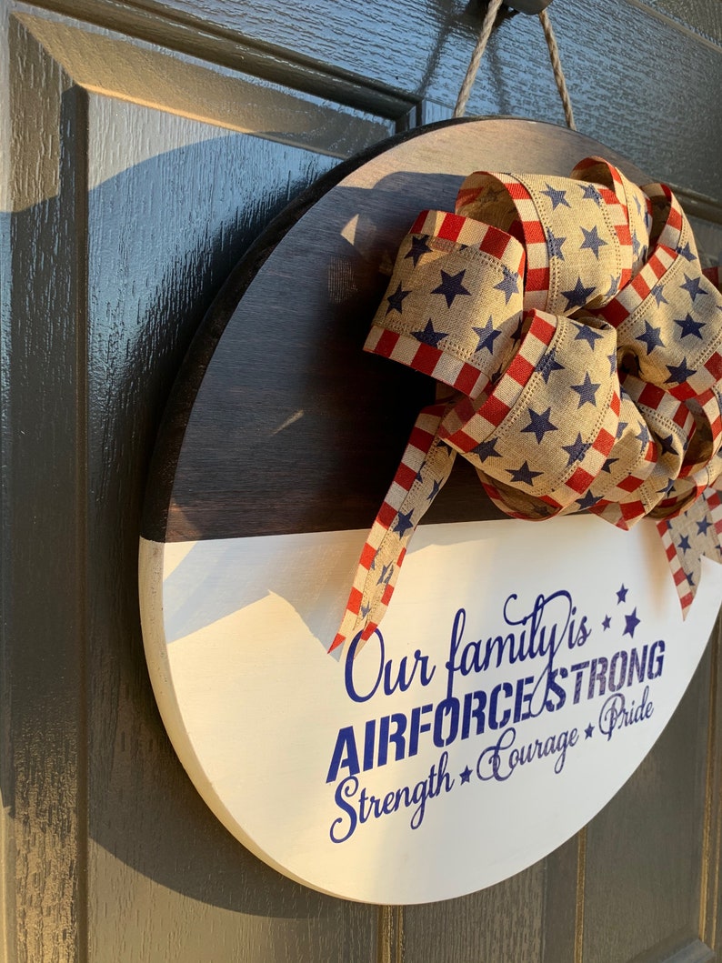 Air Force Door Hanger USAF Wood Sign Military Door Hanger - Etsy Australia