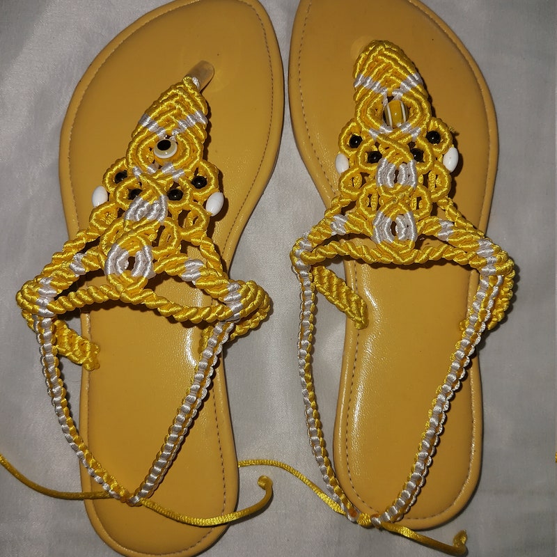Macrame Sandals - Etsy