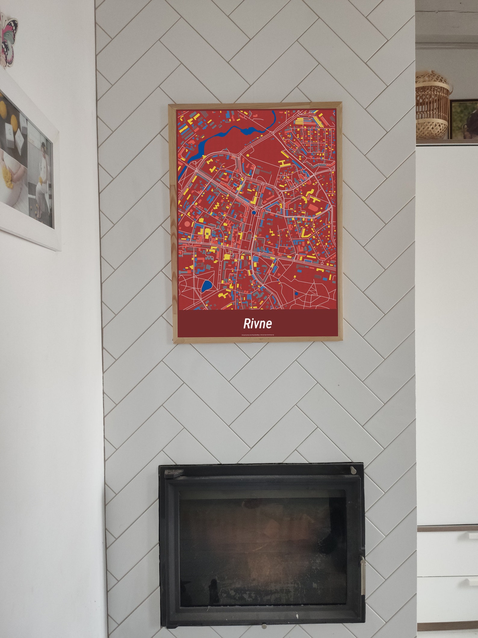 Map of Rivne, Ukraine, Map Poster, Poster Map Gift, Special Design - Etsy