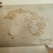 Printed Dune Map. 3d Terrain Map of Arrakis. Dune Poster, Arrakis ...
