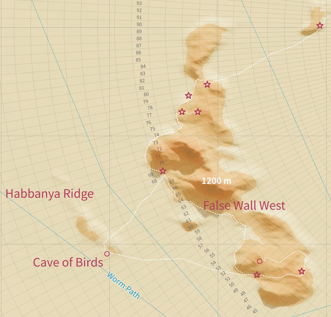 Dune Map. 3d Terrain Map of Arrakis. Dune Poster Arrakis - Etsy
