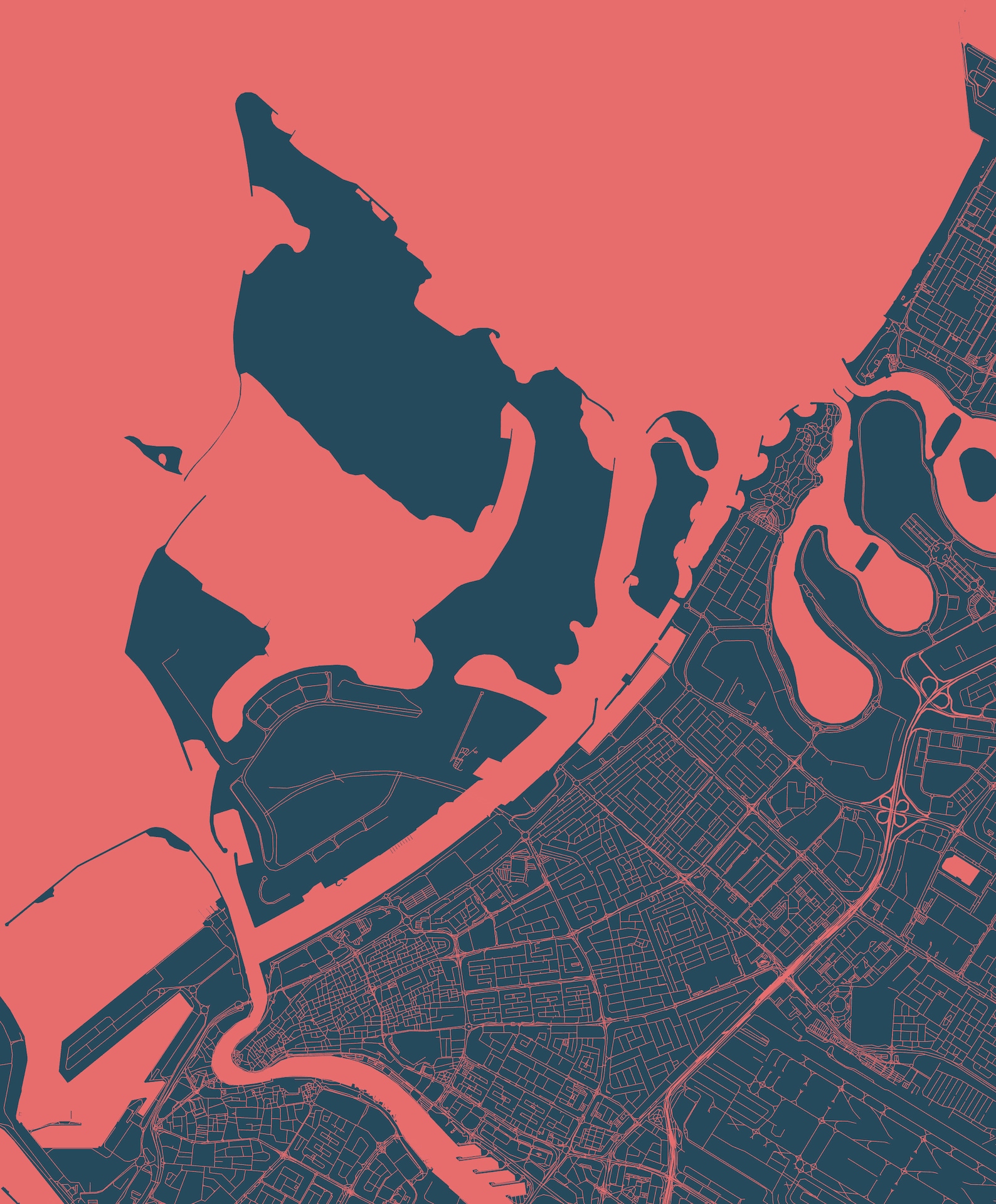 Digital Map of Dubai, Custom Design, Map Poster, Map Wall Art, Poster ...