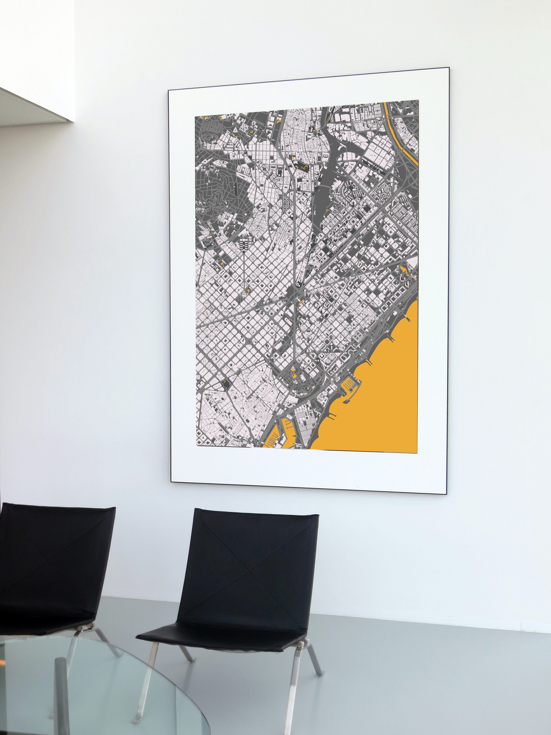 Any Place of the World, Custom Map Poster for Any City or Place, Map ...