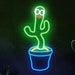 Cactus Led Sign, Cute Cactus Neon Sign, Plant Neon Sign, Positive Neon ...