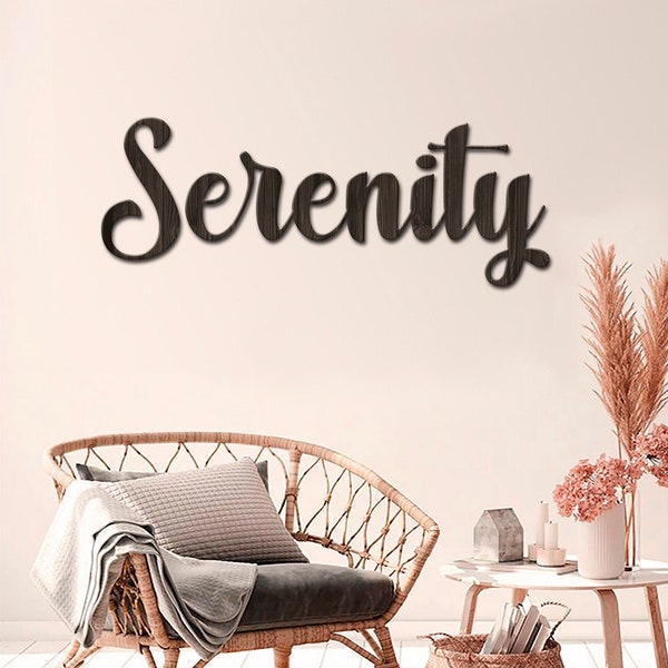 Serenity Sign - Etsy