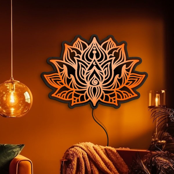 Lotus Wall Decor - Etsy