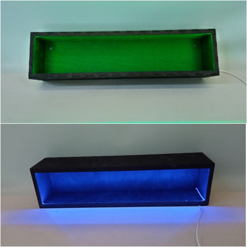 Custom Neon Shelf Neon Display Shelf Display Case Light Up | Etsy