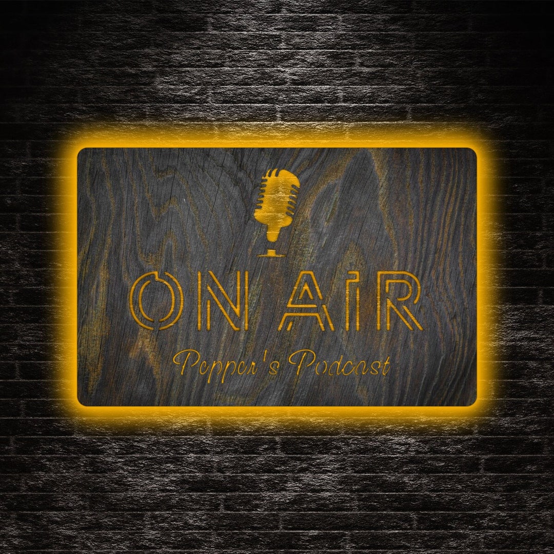 Podcast Neon Sign Podcast Lighting on Air Neon Sign - Etsy