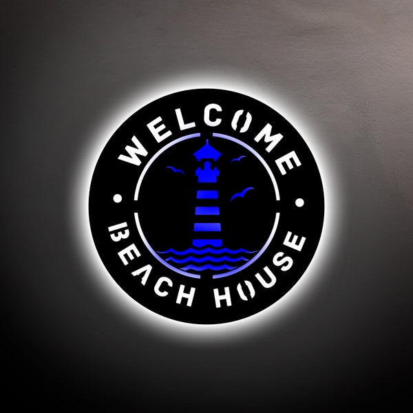 Lighthouse Neon Sign - Etsy