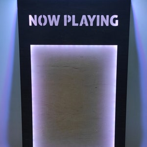 Movie Poster Neon Sign, Movie Poster Neon Light, Movie Poster Light Box ...