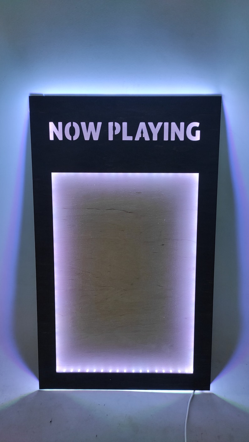 Movie Poster Neon Sign, Movie Poster Neon Light, Movie Poster Light Box ...