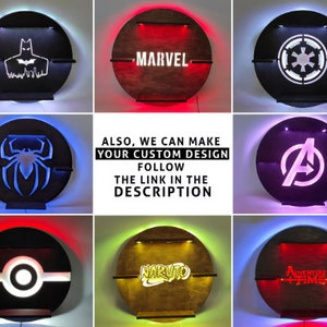 Figure Display Shelf, Custom Display Shelf With Led, Led Display Shelf ...