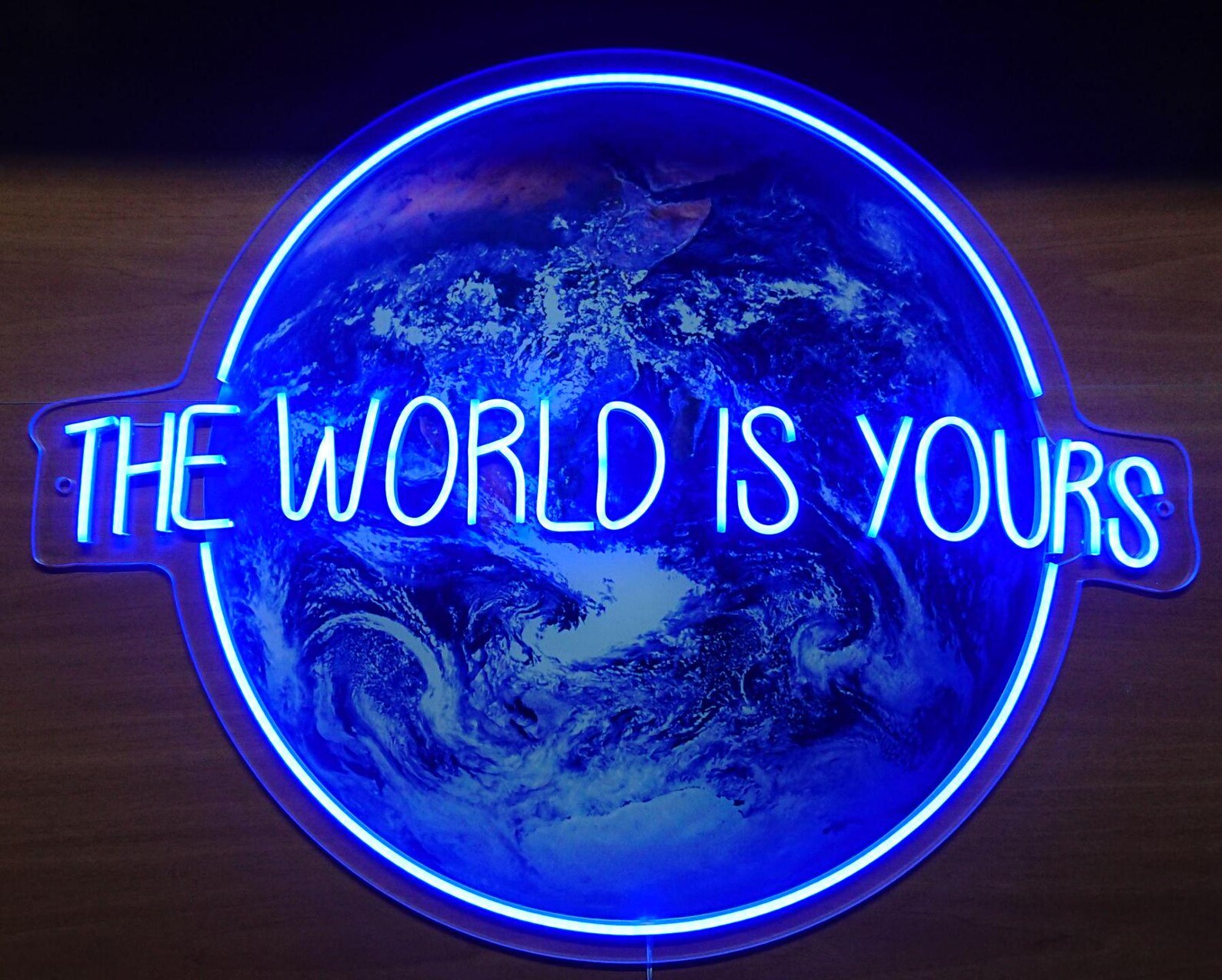 The World is Yours Neon Sign, the World is Yours Led Sign, Motivational ...