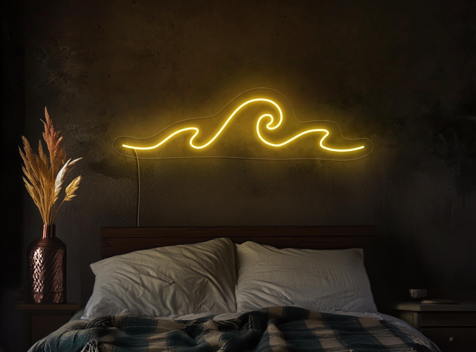 Wave Neon Sign, Ocean Neon Sign, Water Neon Sign, Wave Led Sign, Sea ...