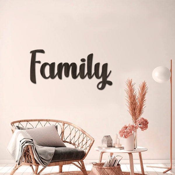 Wood Family Cutout - Etsy