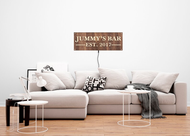 Custom Bar Led Sign Bar Neon Sign Personalized Bar Sign Bar - Etsy