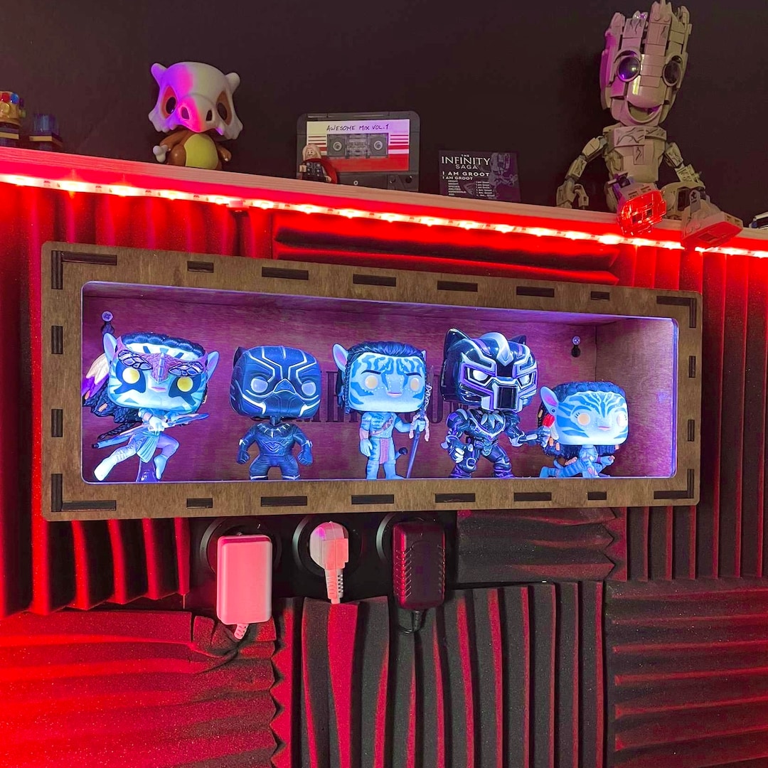 Custom Neon Shelf, Neon Display Shelf, Led Display Shelf Display Case ...