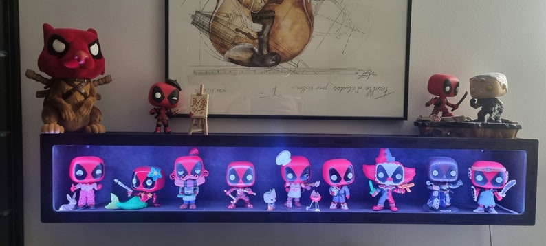 Custom Neon Shelf Neon Display Shelf Display Case Light Up - Etsy