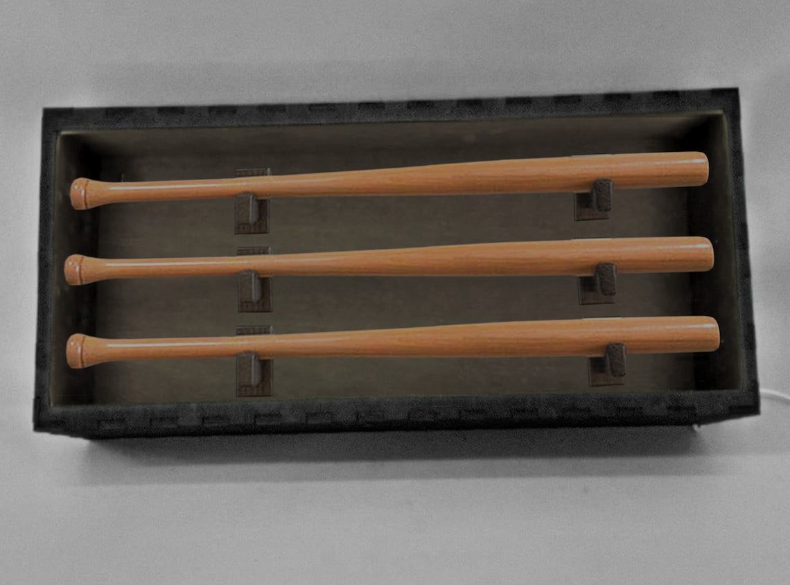 Custom Baseball Bat Display Case Neon Display Case Baseball | Etsy