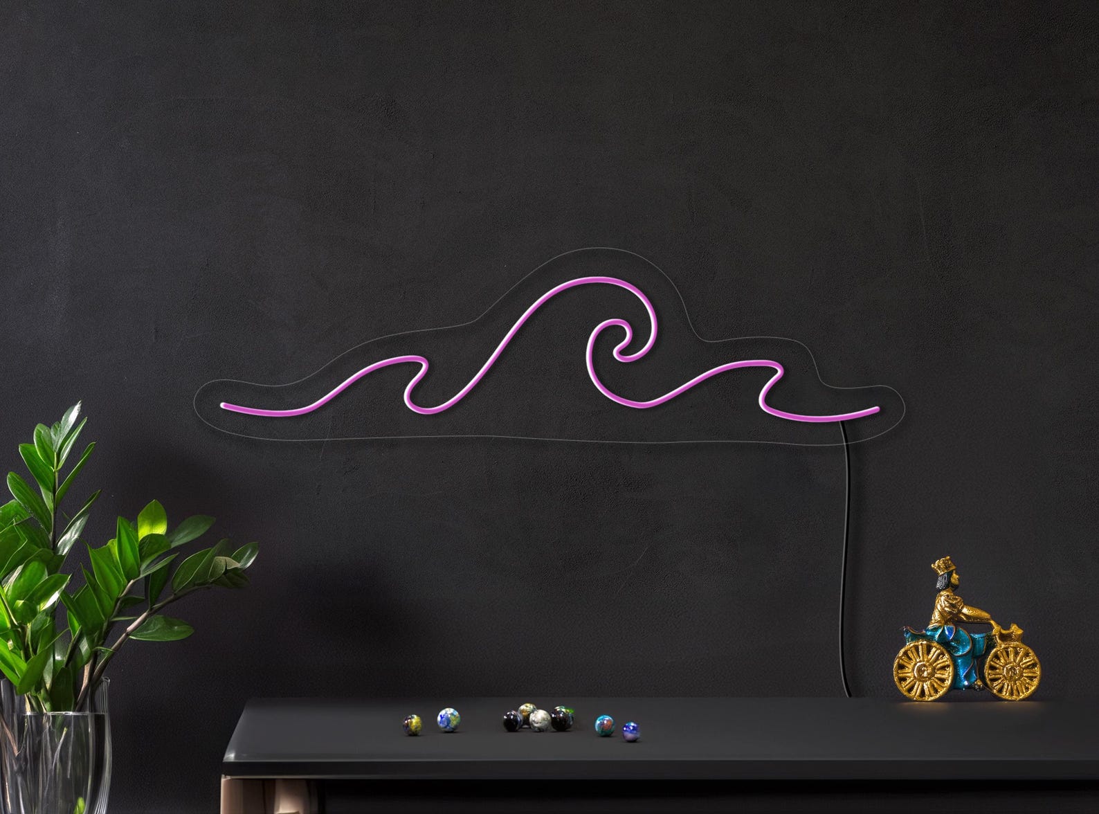 Wave Neon Sign, Ocean Neon Sign, Water Neon Sign, Wave Led Sign, Sea ...