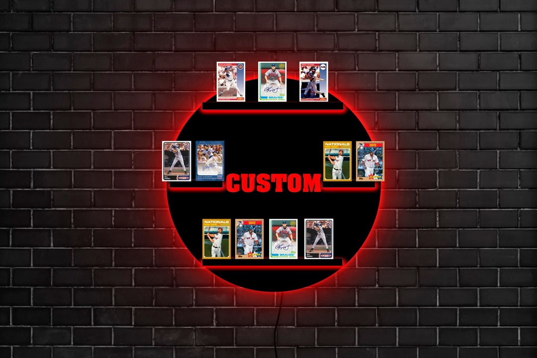 Sports Card Display Wall Shelf,card Led Display Stand,display Shelf ...