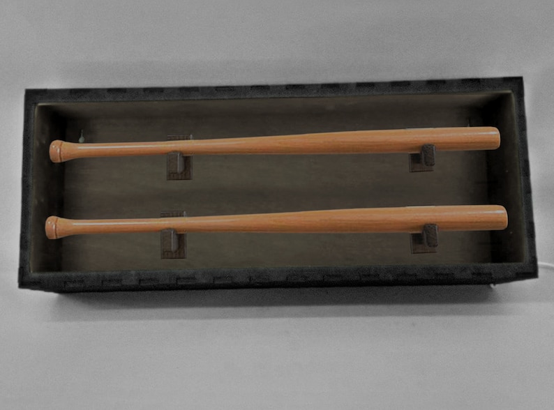 Custom Baseball Bat Display Case, Neon Display Case, Baseball Rack ...