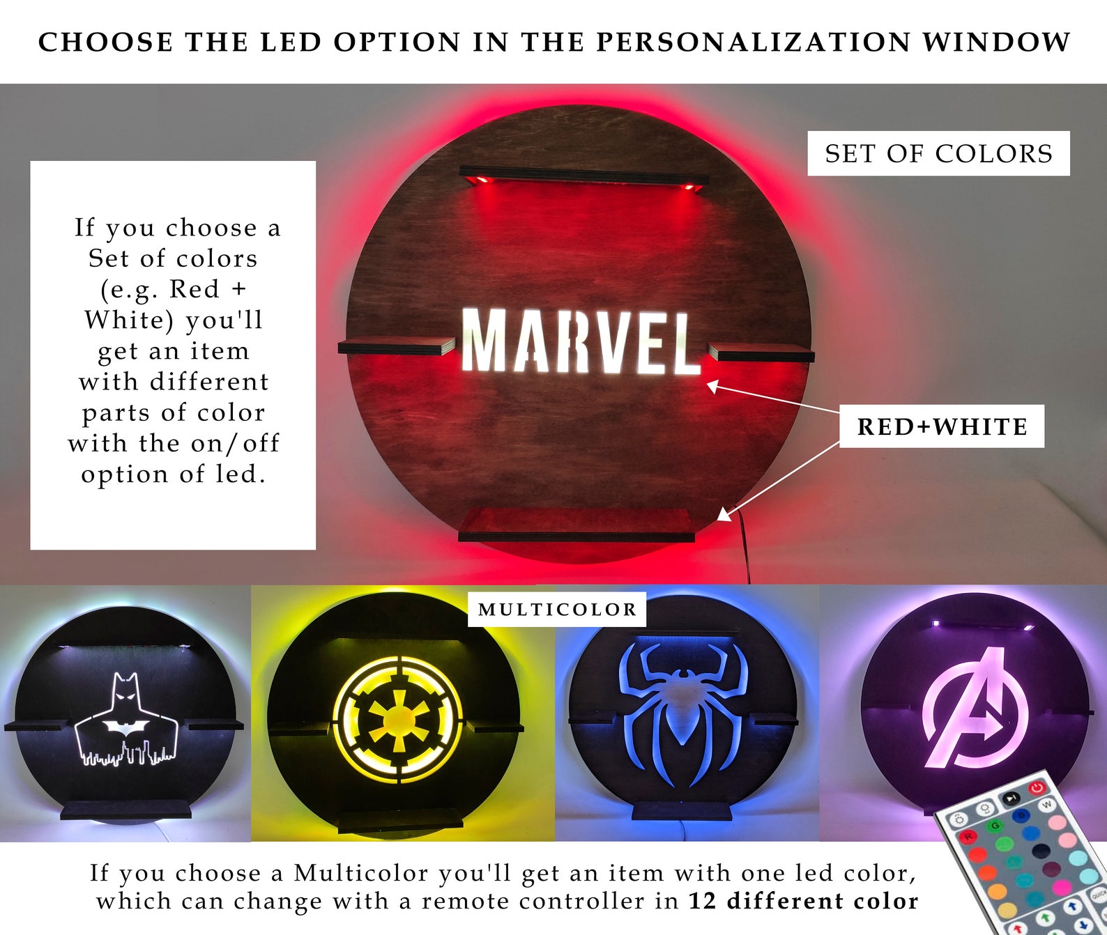 Toy Car Display Shelf Toy Car Led Shelf Toy Car Wall - Etsy