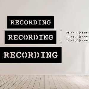 Recording Studio Light up Sign, Wall Mount Music Studio Light ...