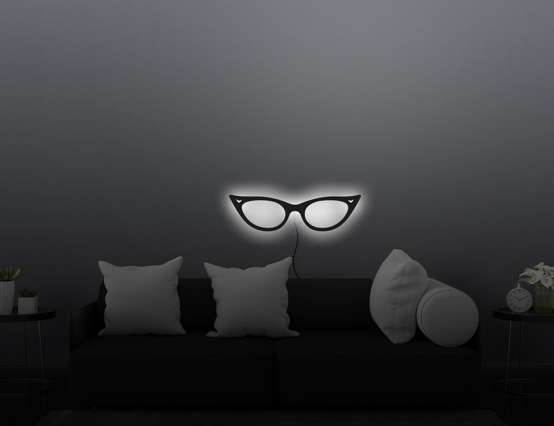 Sunglasses Wall Decor Led, Sunglasses Wall Art, Sunglasses Neon Sign ...