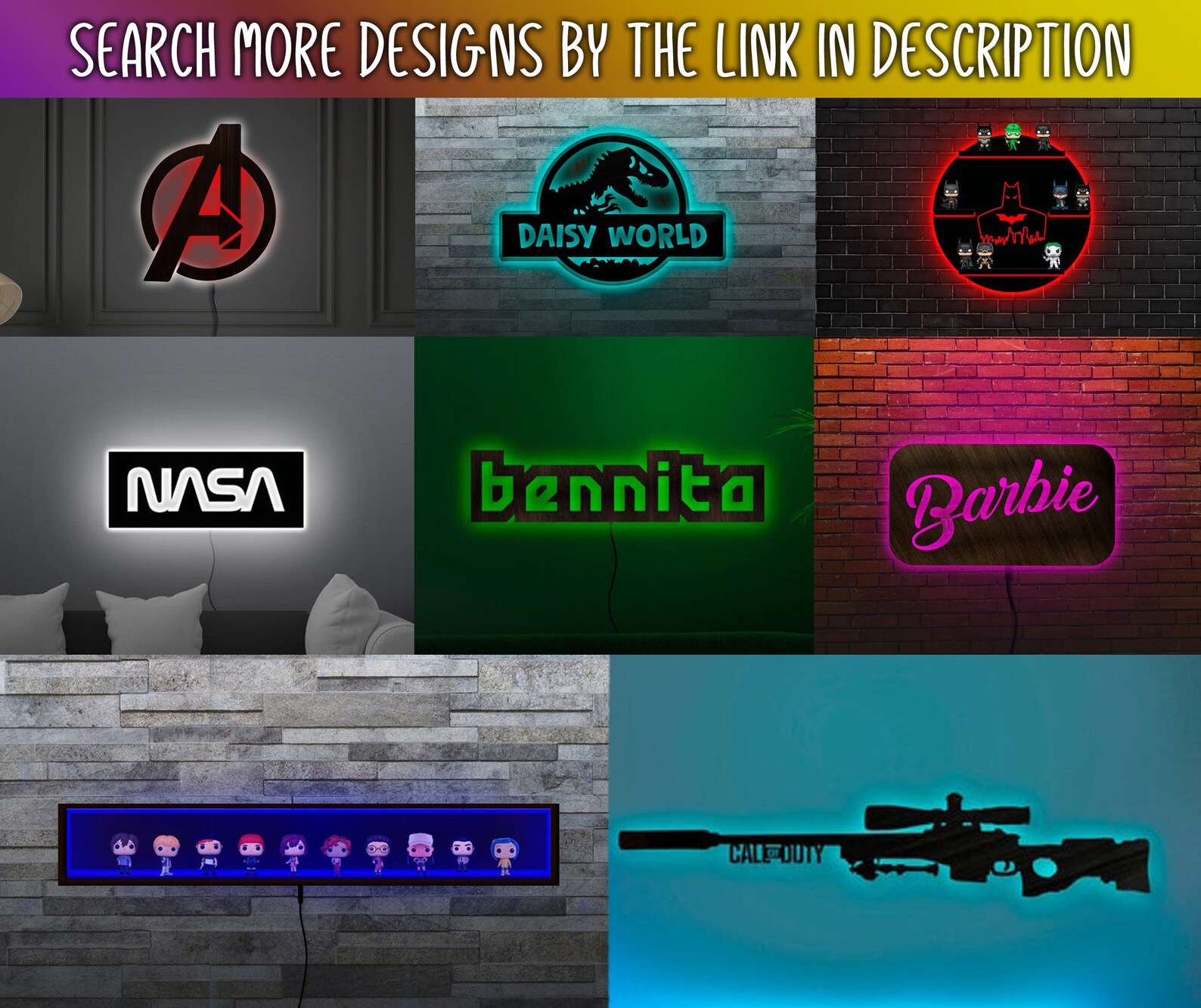 Custom Neon Shelf Neon Display Shelf Display Case Light Up | Etsy