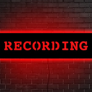 Recording Studio Light up Sign, Wall Mount Music Studio Light ...