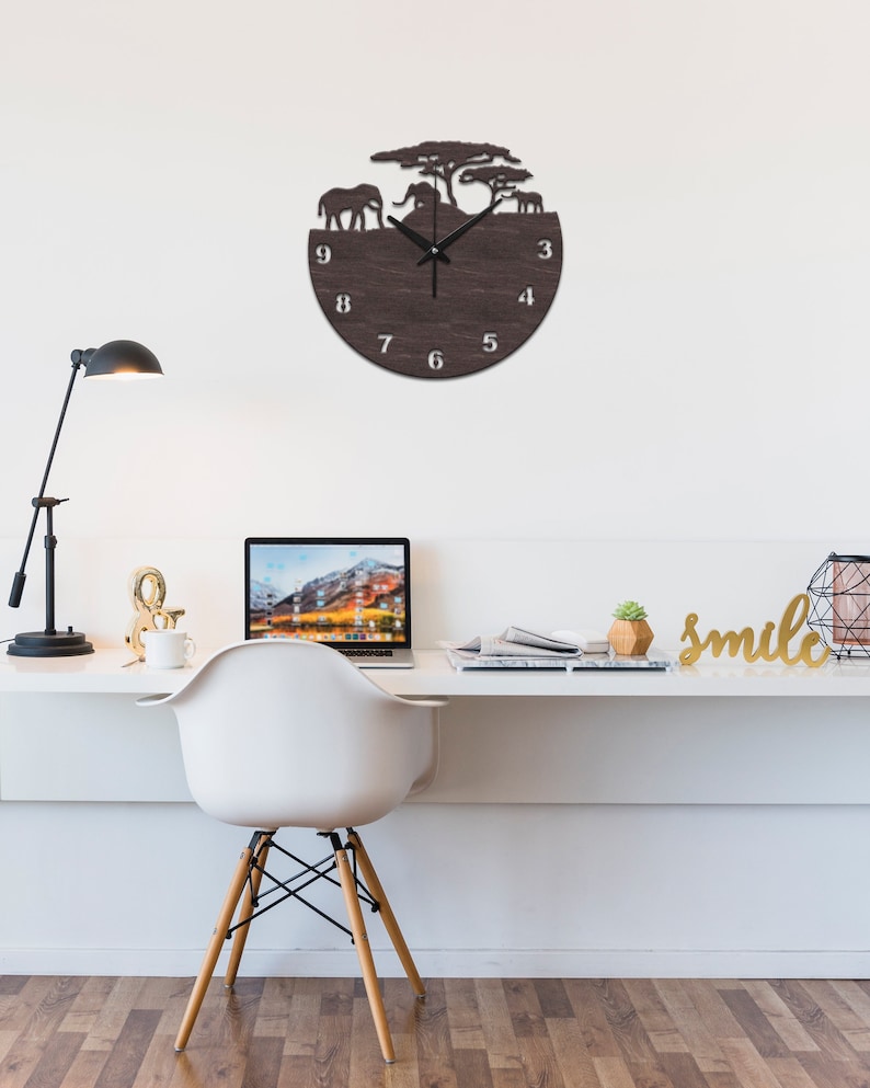 Africa Wall Clock, Africa Nature Wall Clock African Wall Clock, Safari ...