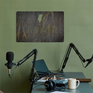 Podcast Neon Sign, Podcast Lighting, on Air Neon Sign, Recording Led ...