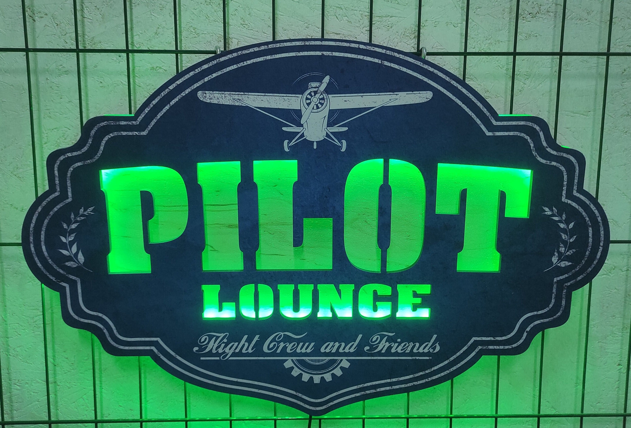 Aircraft Led Sign, Aircraft Neon Sign, Pilot Wall Decor, Airforce Led ...
