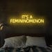 It is a Femininomenon Neon Sign, Feminist Neon Sign, Girls Room Neon ...