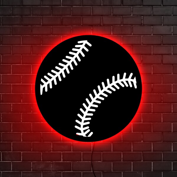 Baseball Light - Etsy
