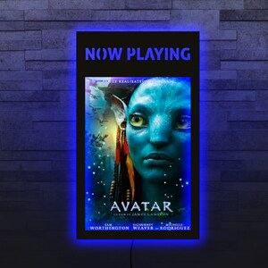 Movie Poster Neon Sign Movie Poster Neon Light Movie Poster - Etsy