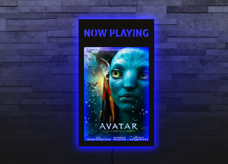 Movie Poster Neon Sign Movie Poster Neon Light Movie Poster - Etsy